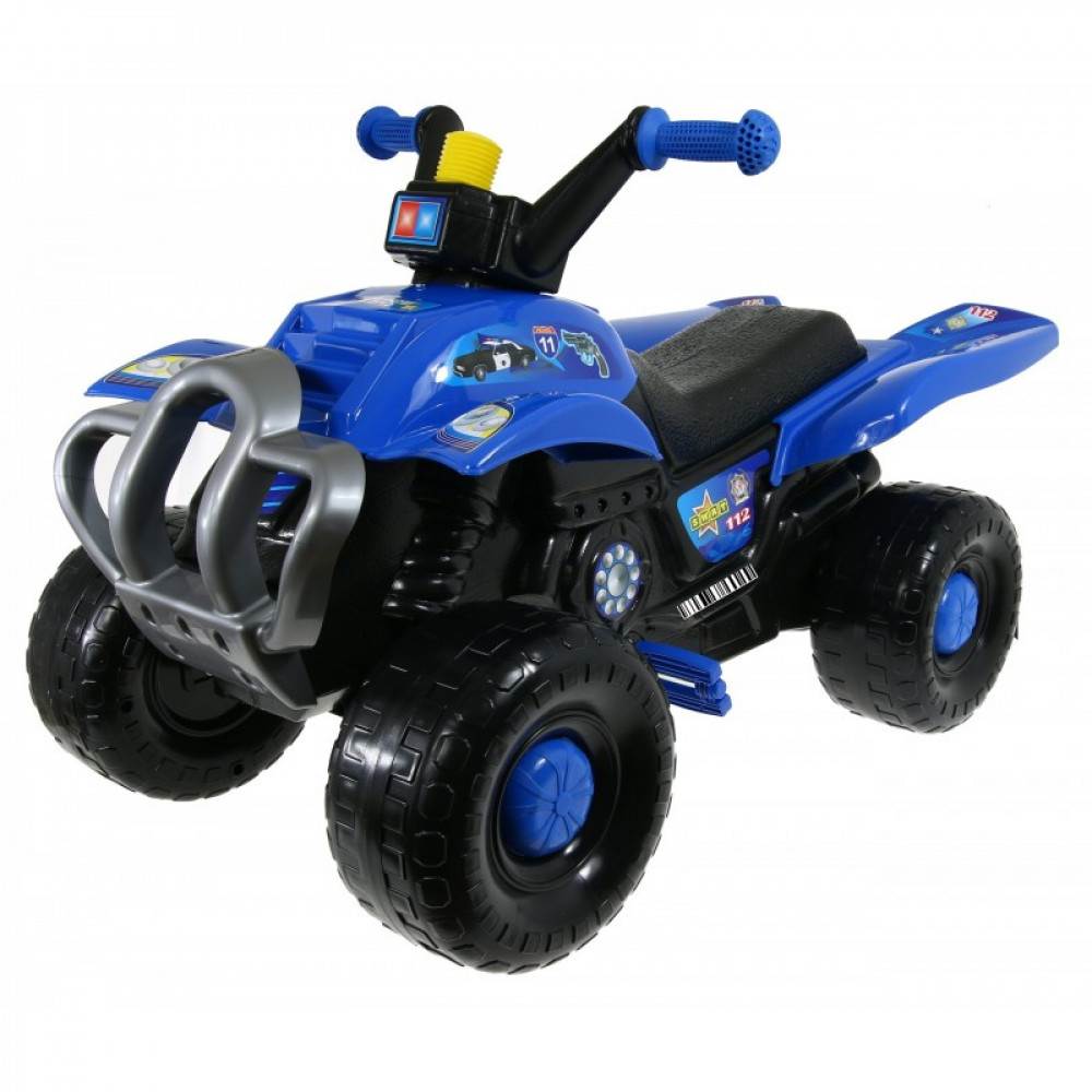 ATV cu pedale, pentru copii, albastru - Kiwi Shop